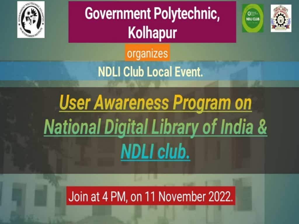NDLI CLUB – Government Polytechnic Kolhapur