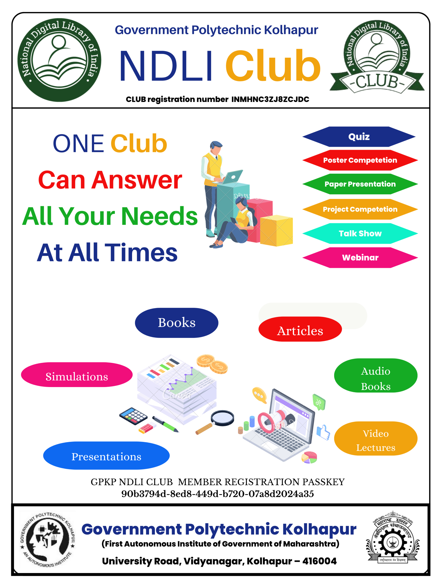 NDLI CLUB – Government Polytechnic Kolhapur